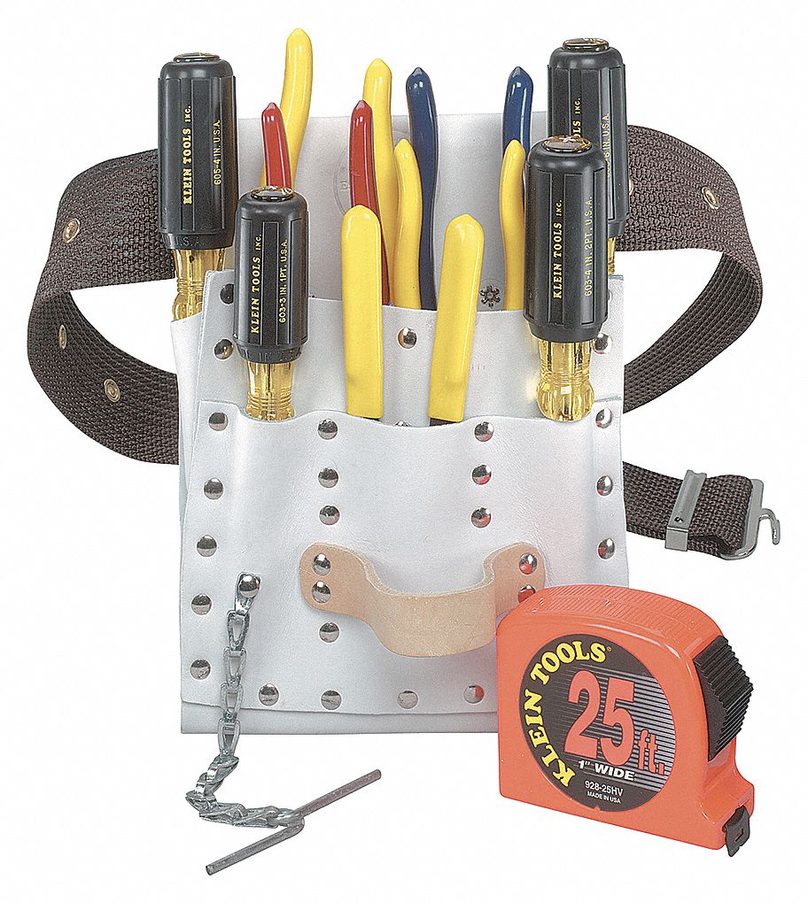 KLEIN TOOLS POUCH ELECTRICANS TOOL SET - General Hand Tool Kits ...