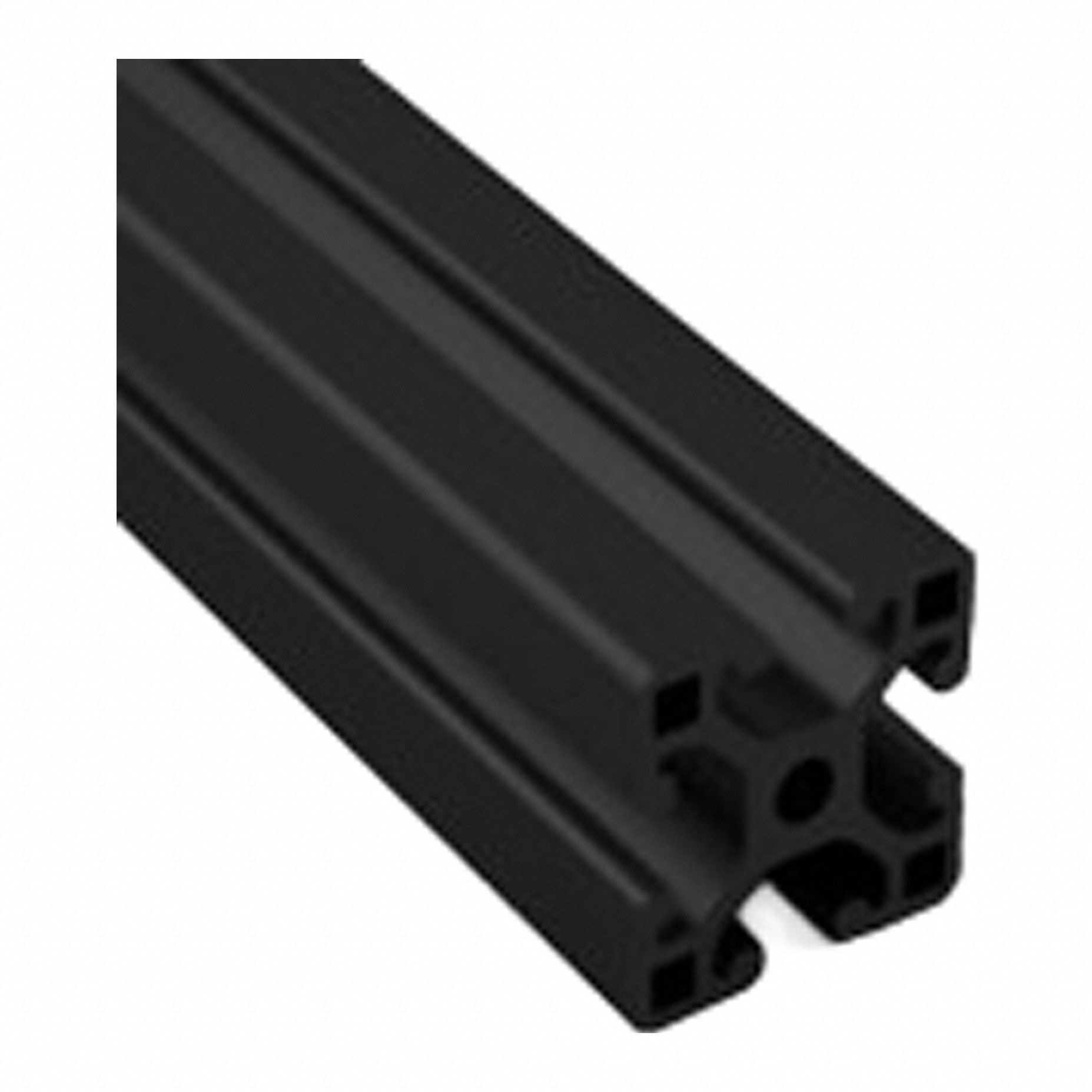15 Series, 12 ft Lg, T-Slot Framing Extrusion - 904WZ7|15QE1515L-BLK ...