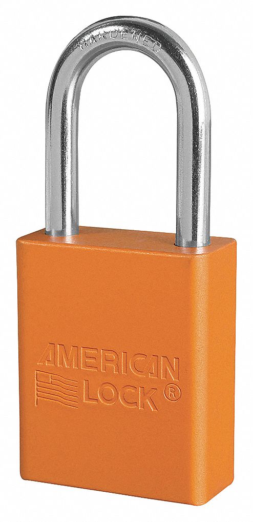 AMERICAN LOCK LOCK AMERICAN ORANGE - Lockout Padlocks - AMLA1106ORJ ...