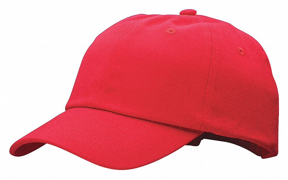 HONEYWELL FIBRE-METAL BUMP CAP, COTTON/THERMOPLASTIC, BASEBALL, RED ...