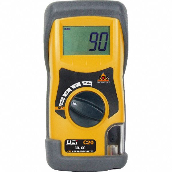 UEI TEST INSTRUMENTS Portable Combustion Meter, CO, CO2 - 15U824|C20 ...