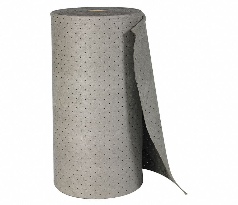 BRADY SPC ABSORBENTS Rollo Absorbente Industrial Universal 24" x 150 ...