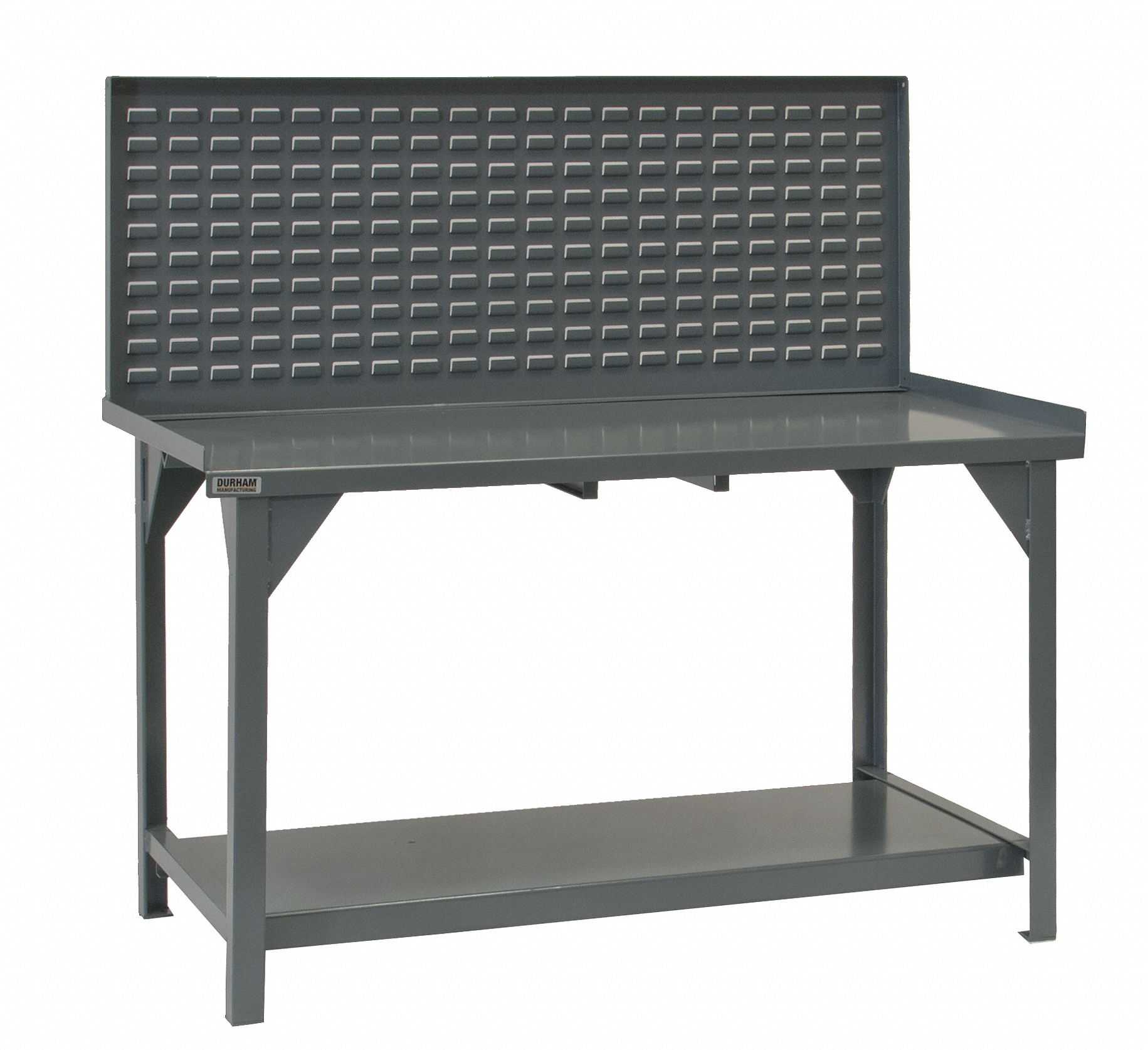 Workbench, Steel, 30 in Depth, 34 in Height, 60 in Width, 4000 lb Load ...