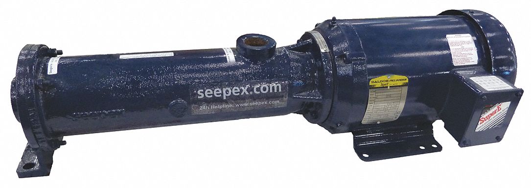 SEEPEX 43 psi psi Progressive Cavity Metering Pump, 1,150 RPM Max. RPM ... SEEPEX 43 psi psi Progressive Cavity Metering Pump, 1,150 RPM Max. RPM ...