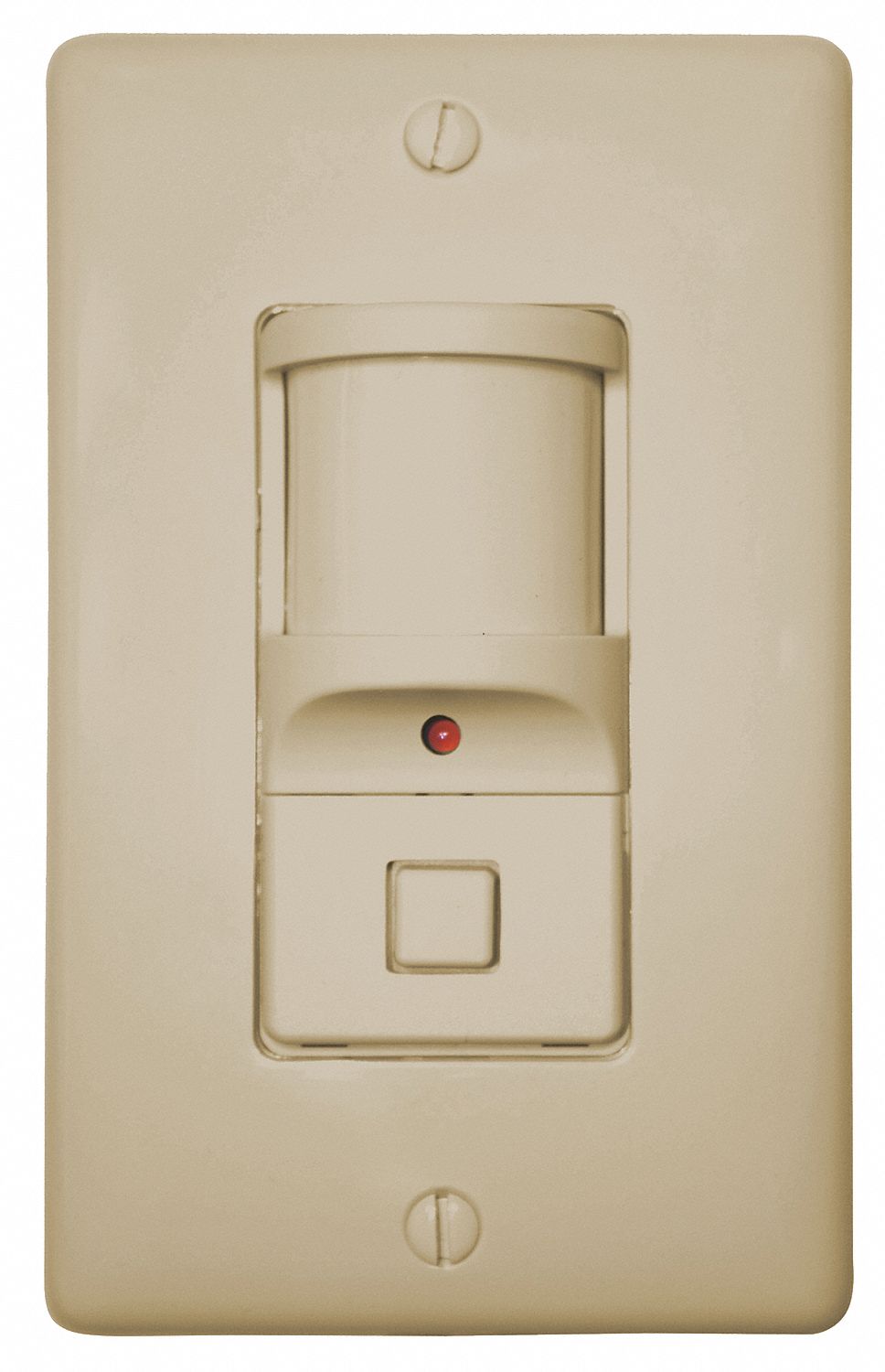 Wall Switch Box, 1200 sq ft Passive Infrared, Ivory - Grainger