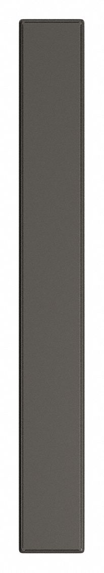 ASI GLOBAL, 82 in x 10 in x 1 1/4 in, Steel, Partition Column - 15W475 ...