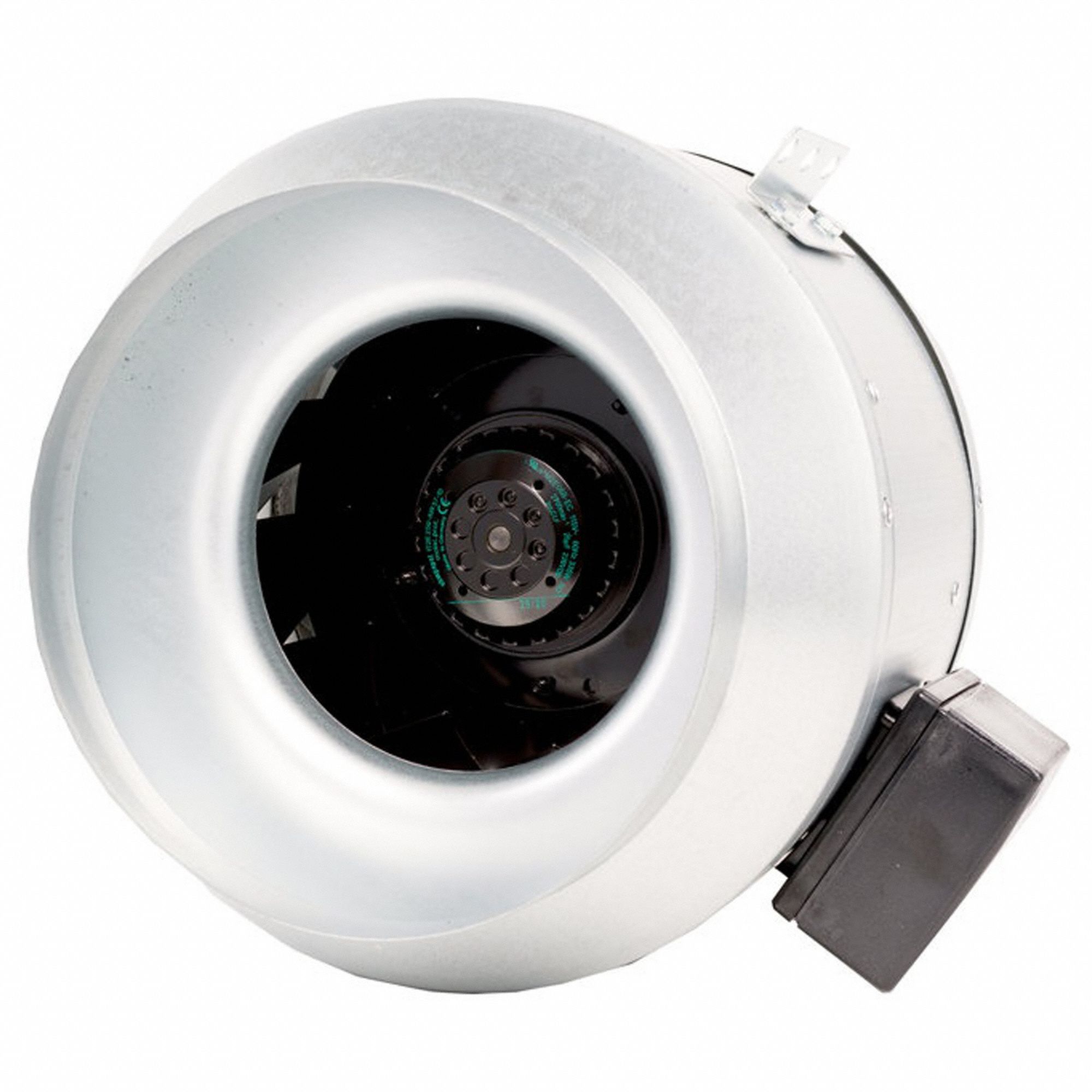 910 cfm Max., 10 in Duct, In-Line Duct Fan - 6KVY6|49838 - Grainger