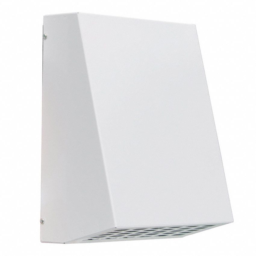 FANTECH Exhaust Fan: 378 cfm, 8 in Duct, 115V AC, Powder-Coated Steel ...