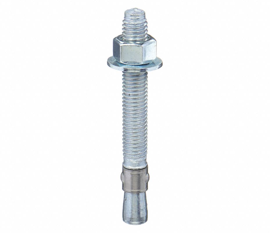 RED HEAD Perno de Anclaje de Acero al Carbon, 4 1/4" de Longitud de ...