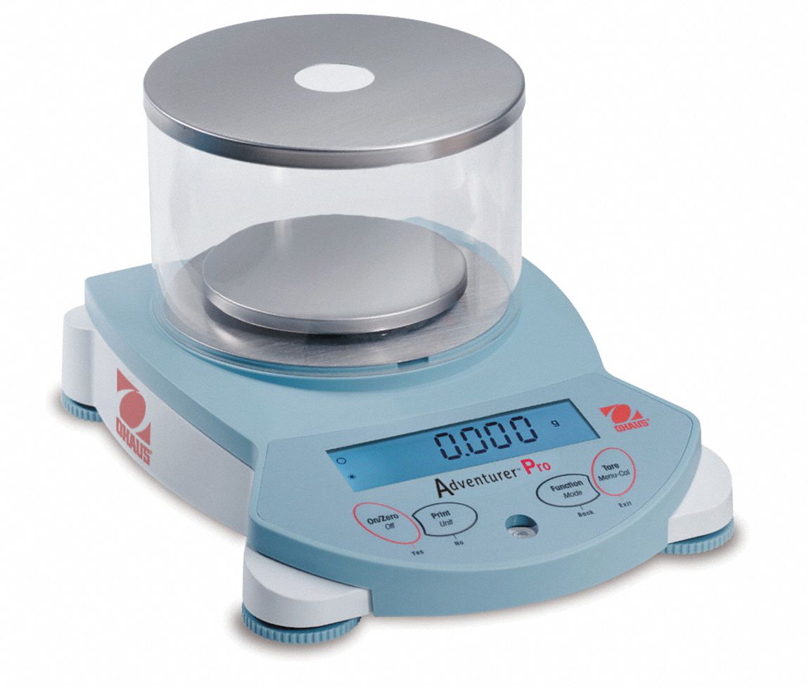 Precision Balance Scale, LCD Scale Display, Weighing Units g - Grainger