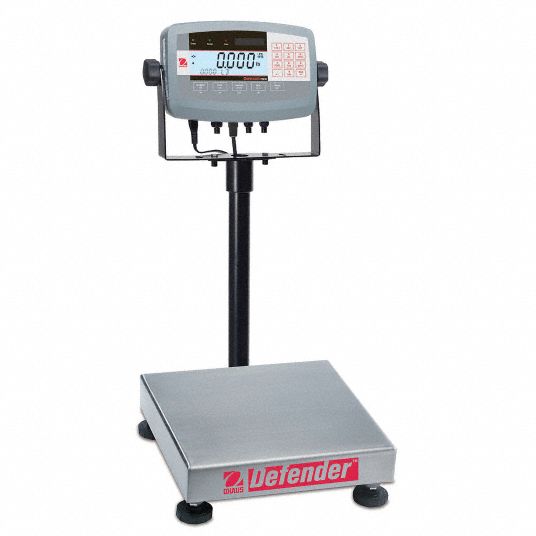 Platform Bench Scale, LCD Scale Display, Weighing Units g, lb - Grainger