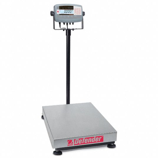 Platform Bench Scale, LCD Scale Display, Weighing Units g, lb - Grainger