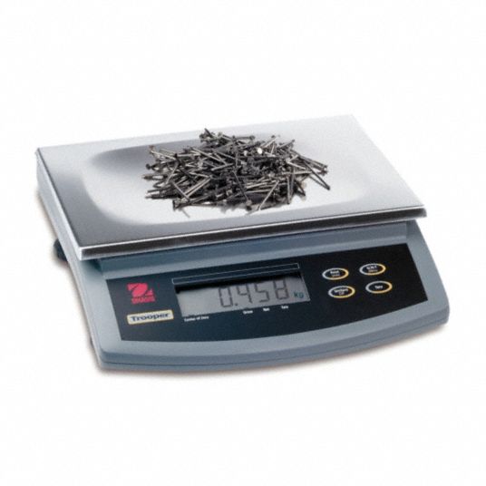 OHAUS Compact Bench Scale, LCD Scale Display, Weighing Units lb ...