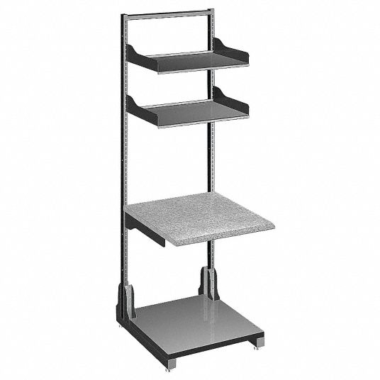 HERGO, 3 Shelves, 72 in Overall Ht, Computer Workstation - 15X694|95 ...
