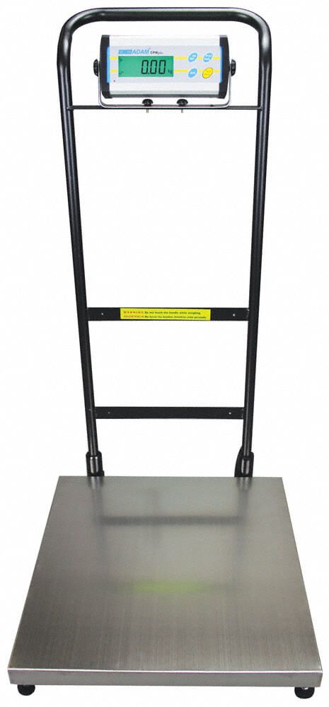 ADAM EQUIPMENT Platform Floor Scale, Receiving, Shipping, Digital Scale ...