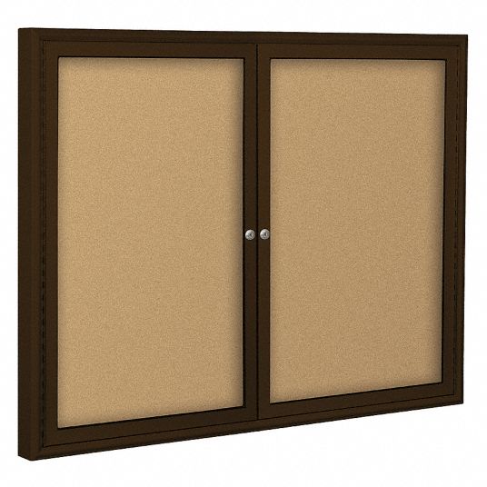 BALT, Swing Door, Acrylic, Enclosed Bulletin Board - 15Y248|94PCC-I-01 ...