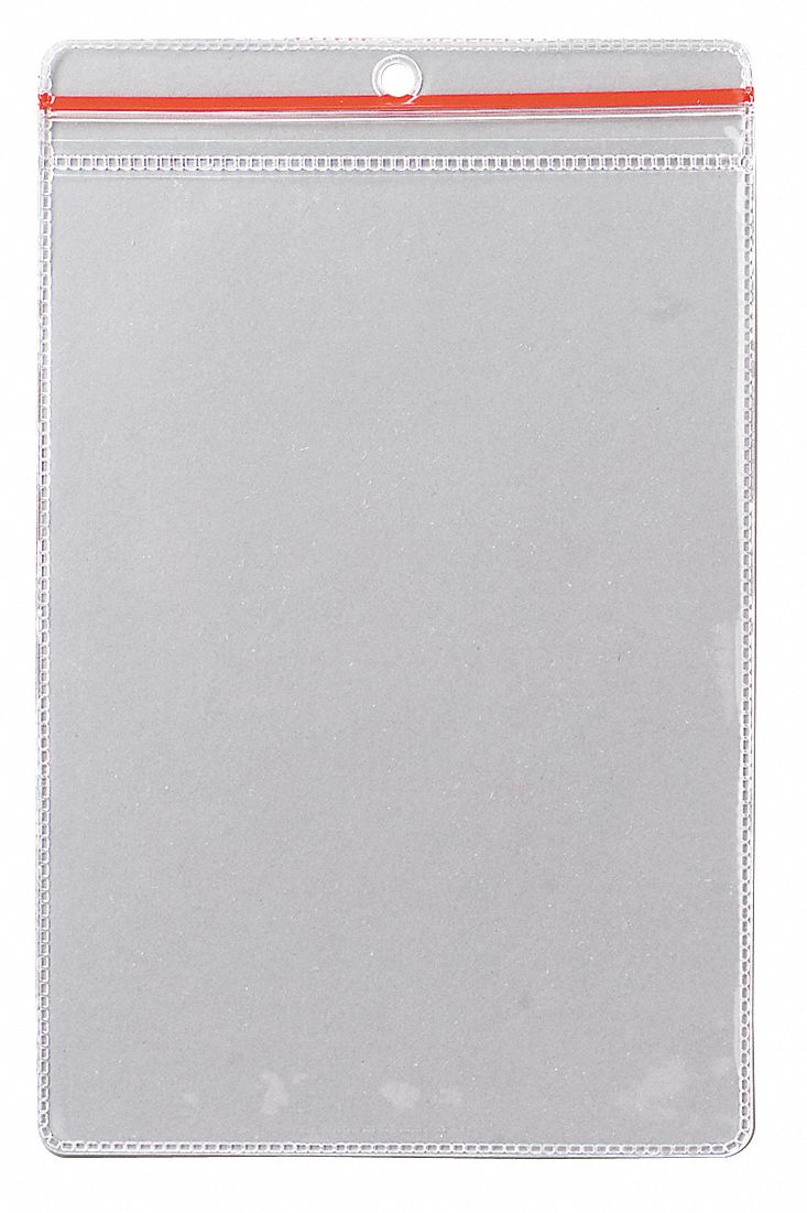 BRADY, Vinyl, 8 1/2 in Ht, Tag Envelope - 15Y493|81768 - Grainger