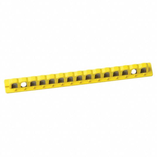 BRADY EZ Panel Lock Rails, Self-Adhesive, 480/600, Component Lockout ...