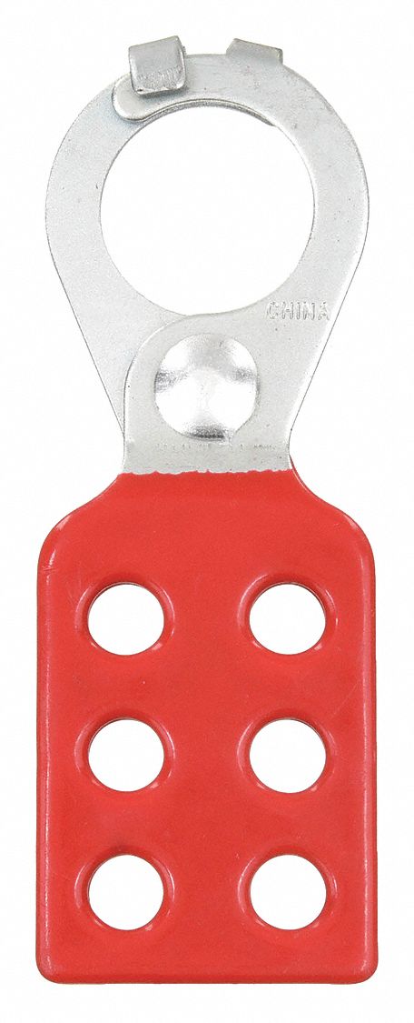 BRADY, Pry-Resistant Hasp, 1 in Opening Size, Lockout Hasp - 15Y533 ...