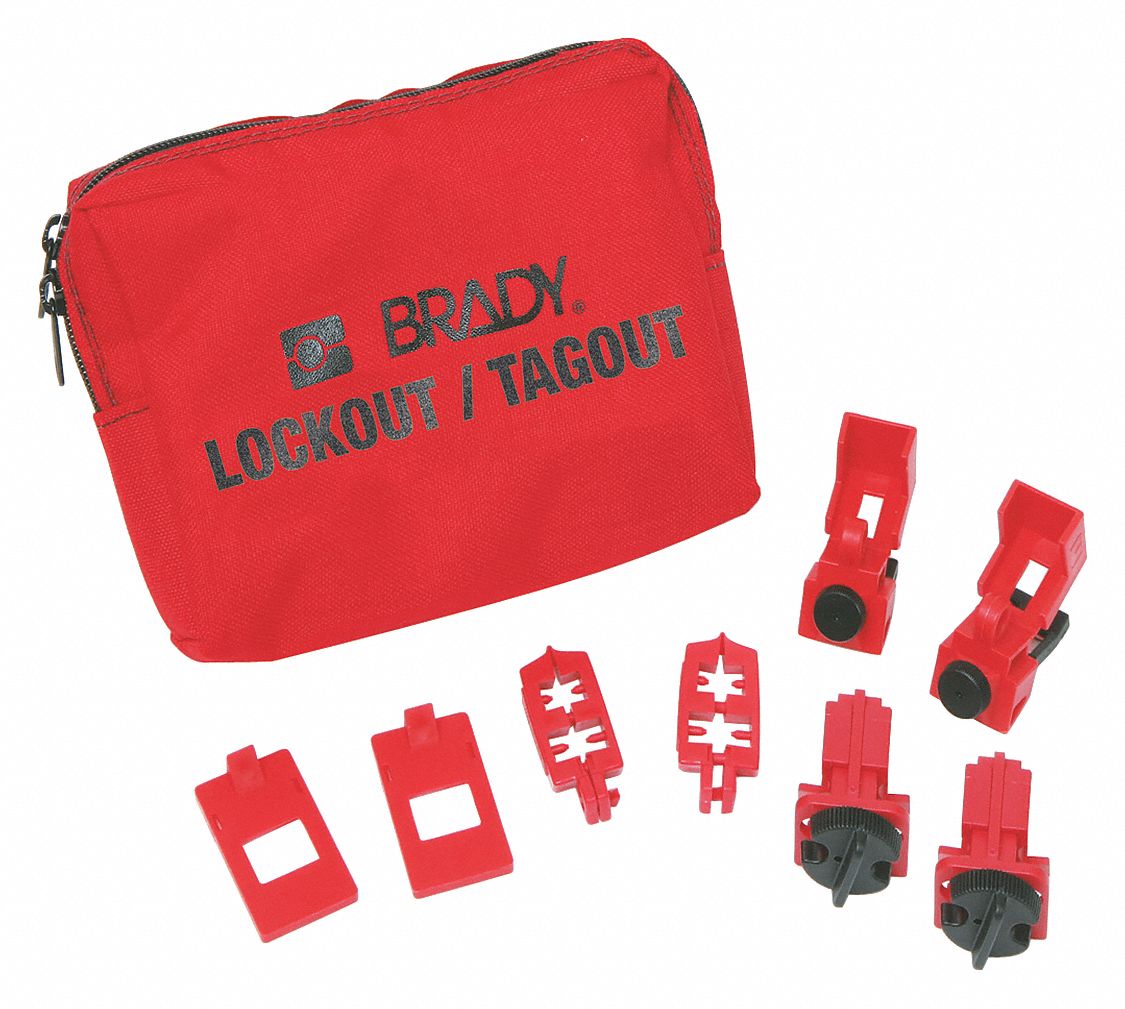 BRADY, No Padlocks, Portable Lockout Kit - 15Y536|99300 - Grainger