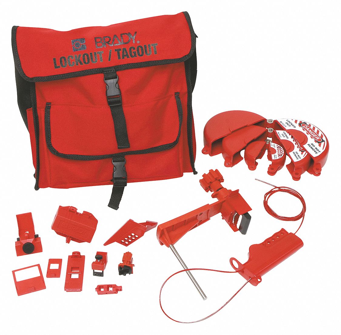 BRADY, No Padlocks, 99686, Portable Lockout Kit - 15Y545|99686 - Grainger