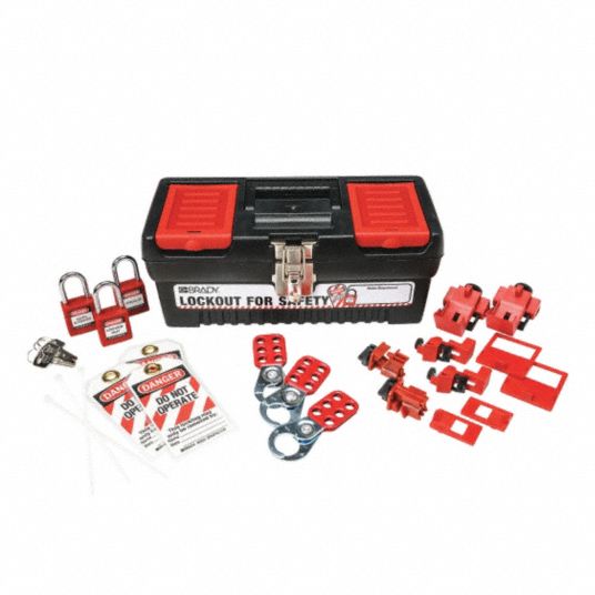 BRADY, Keyed Alike Padlocks, Portable Lockout Kit - 15Y560|105964 ...