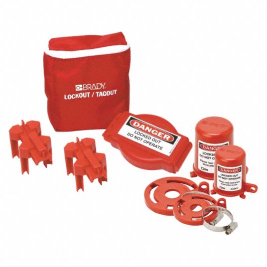 BRADY, No Padlocks, 99679, Portable Lockout Kit - 15Y581|99679 - Grainger