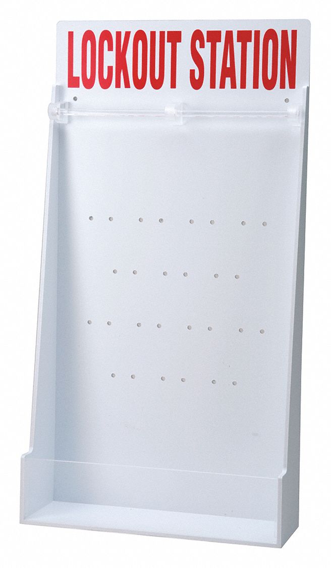 BRADY, 4 Components Included, Lockout Station, Lockout Station - 15Y611 ...
