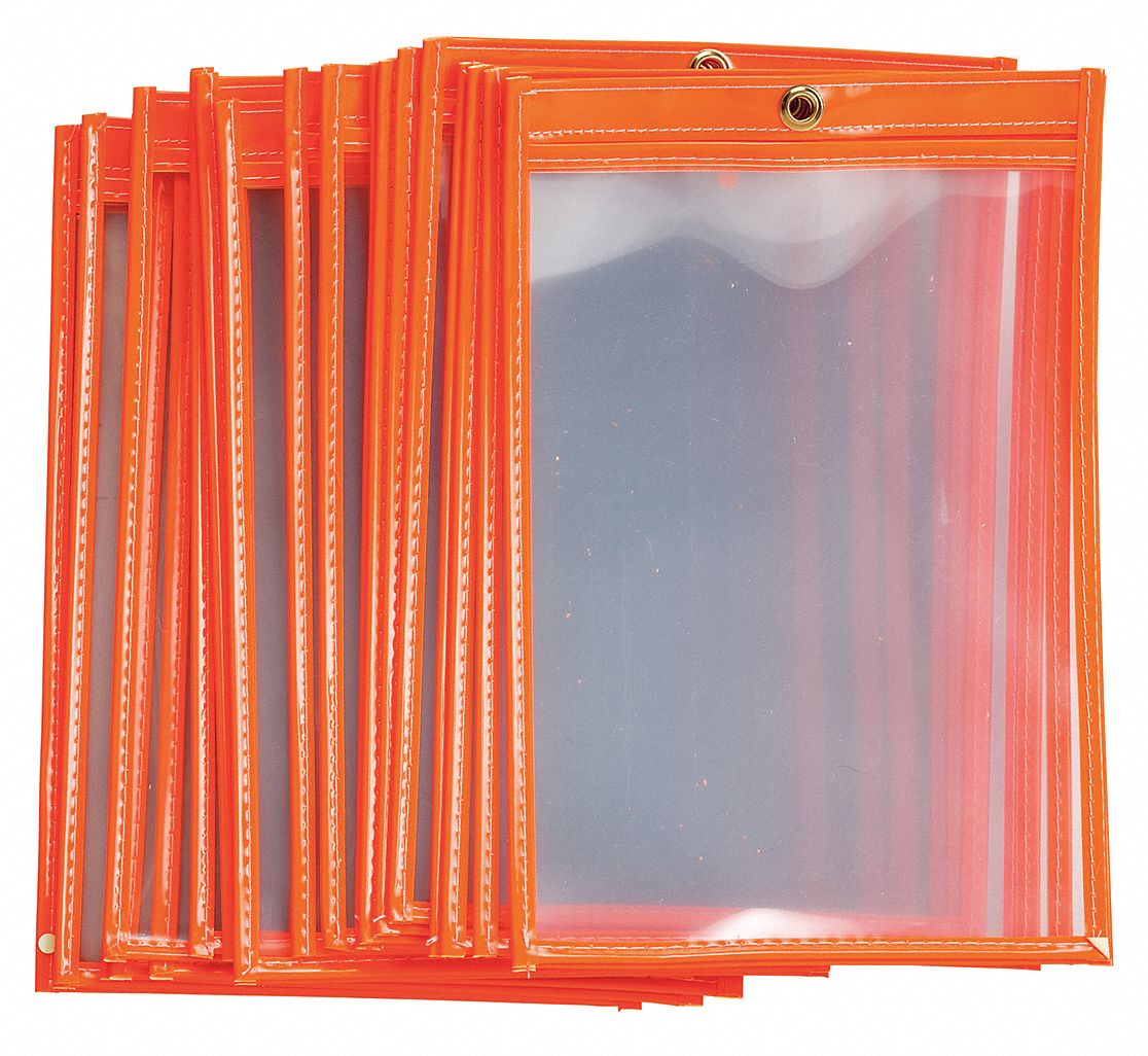 BRADY, Vinyl, Grommet, Shop Envelope - 15Y763|56942 - Grainger