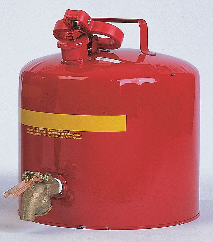 EAGLE, For Use With Flammables, 5 gal Capacity, Type I Safety Can ...