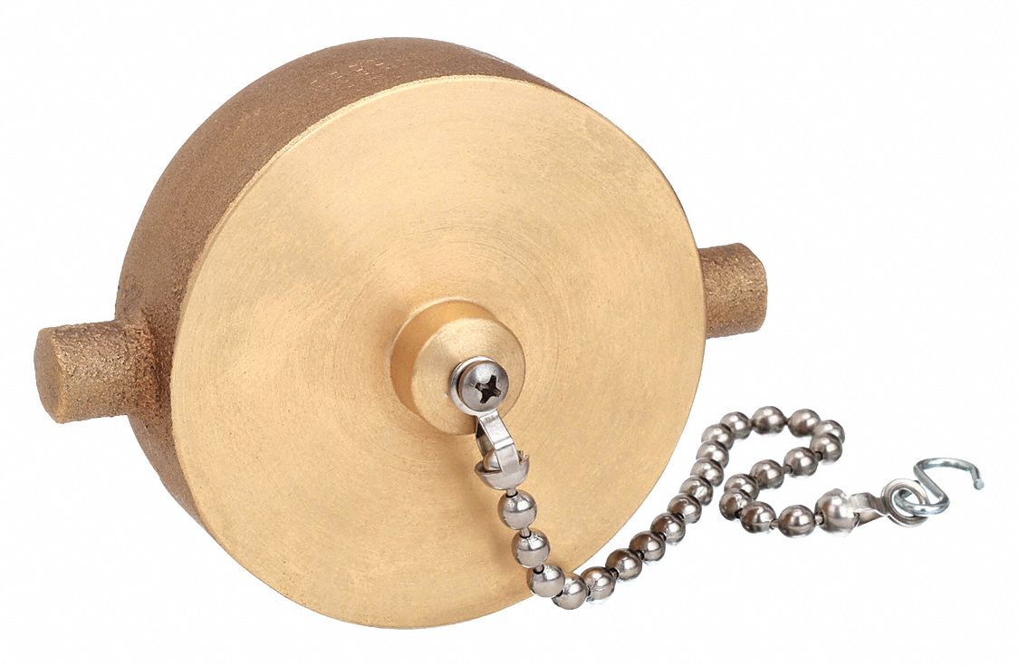 Fire Hydrant Rocker Lug Cap w/9" Chain - Grainger