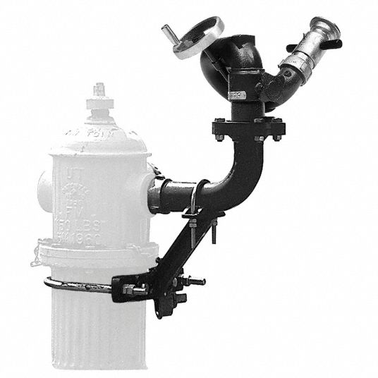 ELKHART BRASS, Hydrant Mount, 2-1/2 in F NHT, Hydrant Monitor - 15Z206 ...