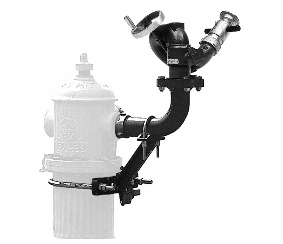 ELKHART BRASS Monitor Hidrante,Volante,1250 gpm - 15Z206 | 8393-H ...