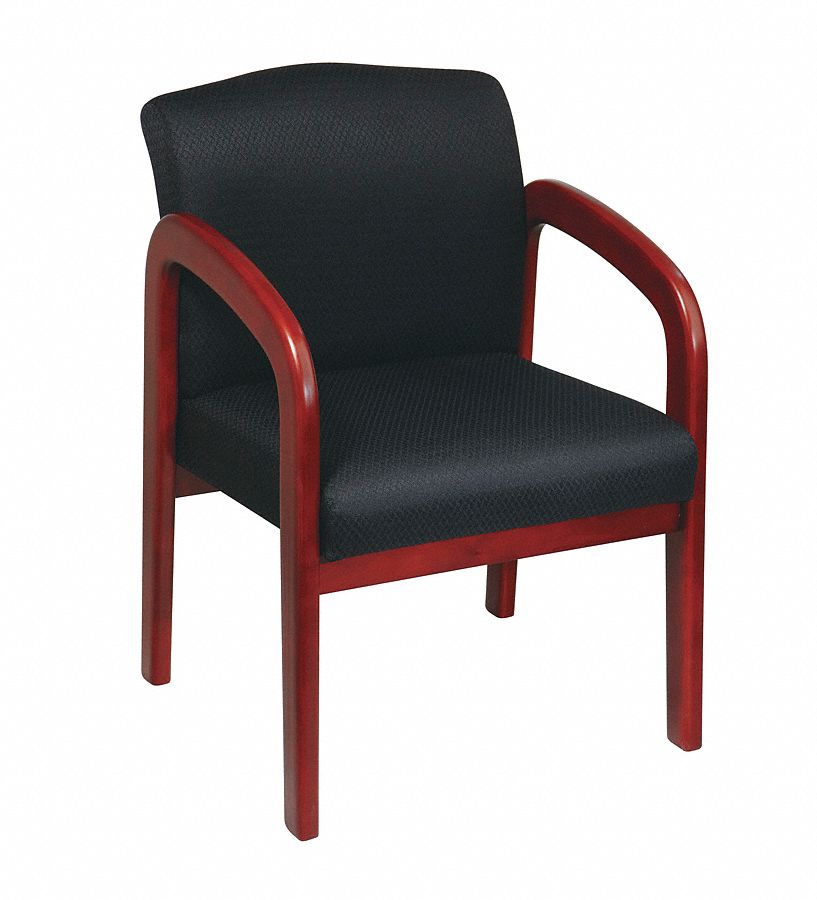 OFFICE STAR, Black, Cherry, Frame Chair - 314J88|WD387-363 - Grainger