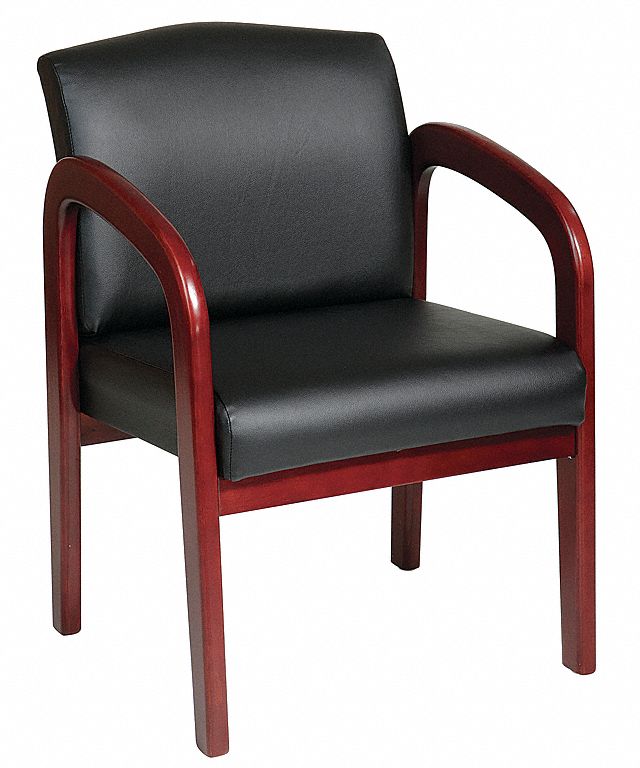 OFFICE STAR, Black, Cherry, Frame Chair - 314J92|WD387-U6 - Grainger