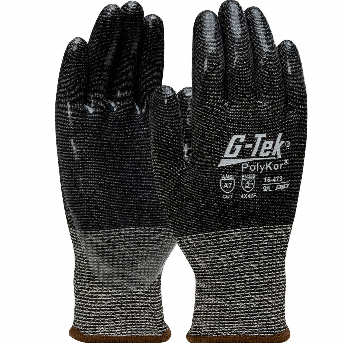 G-TEK POLYKOR, M, ANSI Cut Level A7, Cut Resistant Glove - 822EP5|16 ...