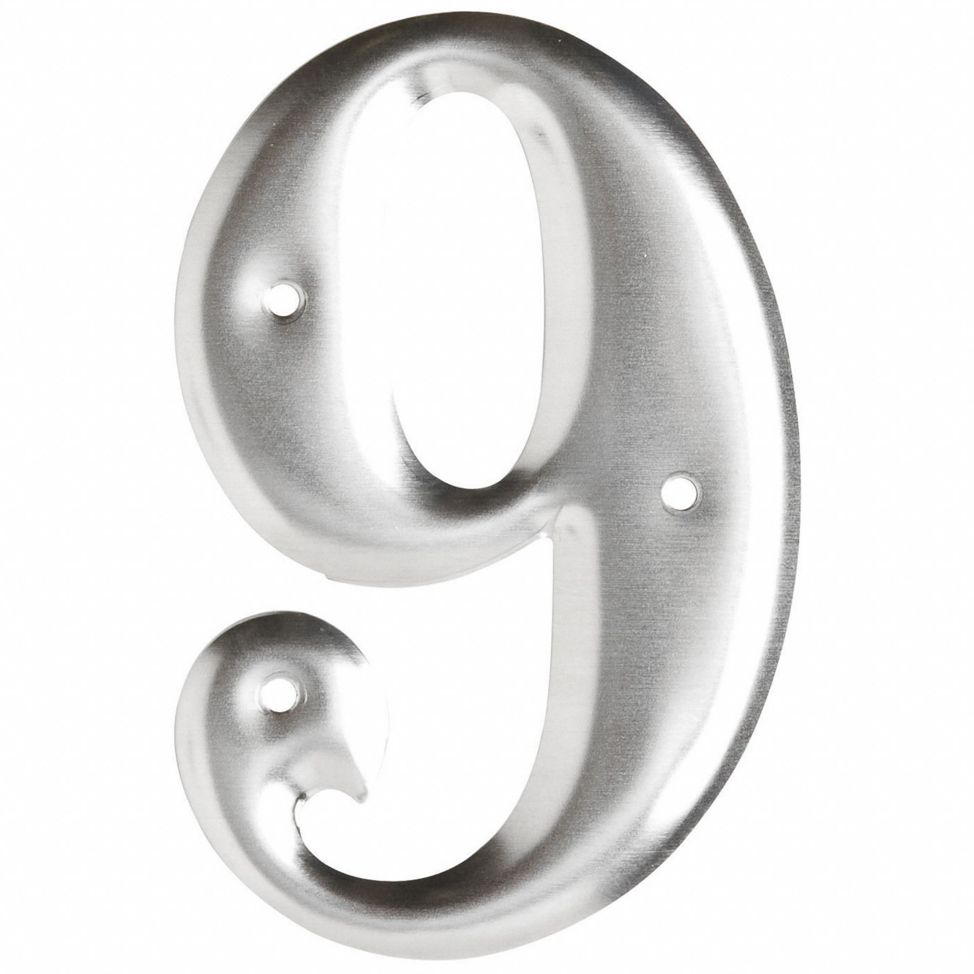 Number,Aluminum,3in H,9,PK10 - Grainger