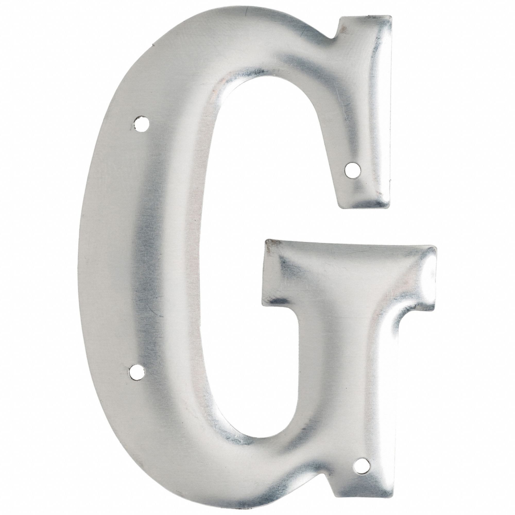 Letter,Aluminum,Roman,3 in. H,G,PK10 - Grainger