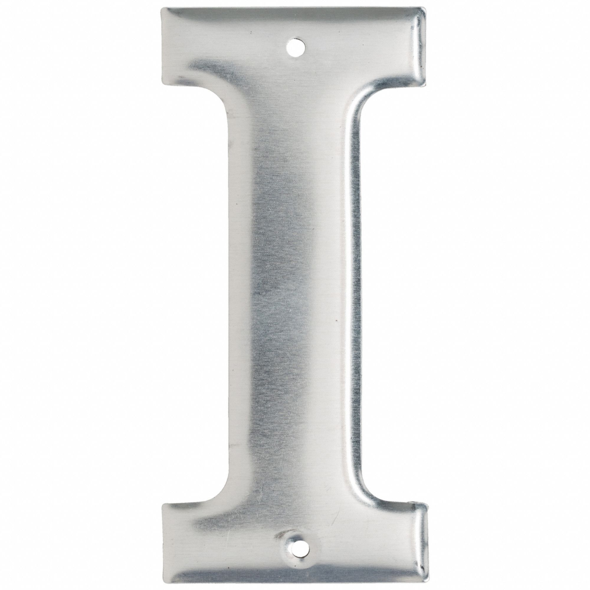 Letter,Aluminum,Roman,3 in. H,I,PK10 - Grainger