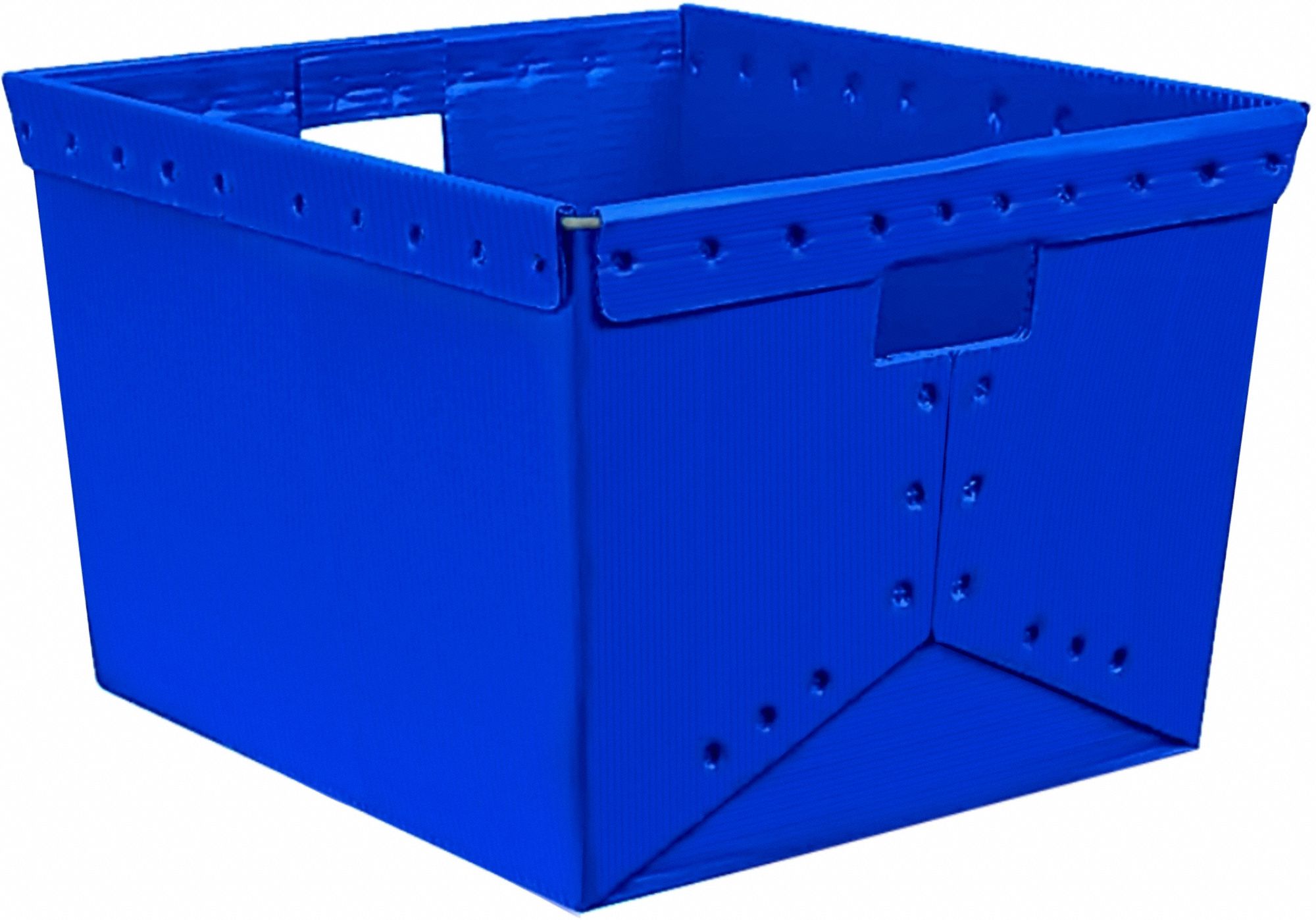 3.2 cu ft, 21 in x 19 in x 14 in, Tote - 877Y88|1601 BLUE - Grainger