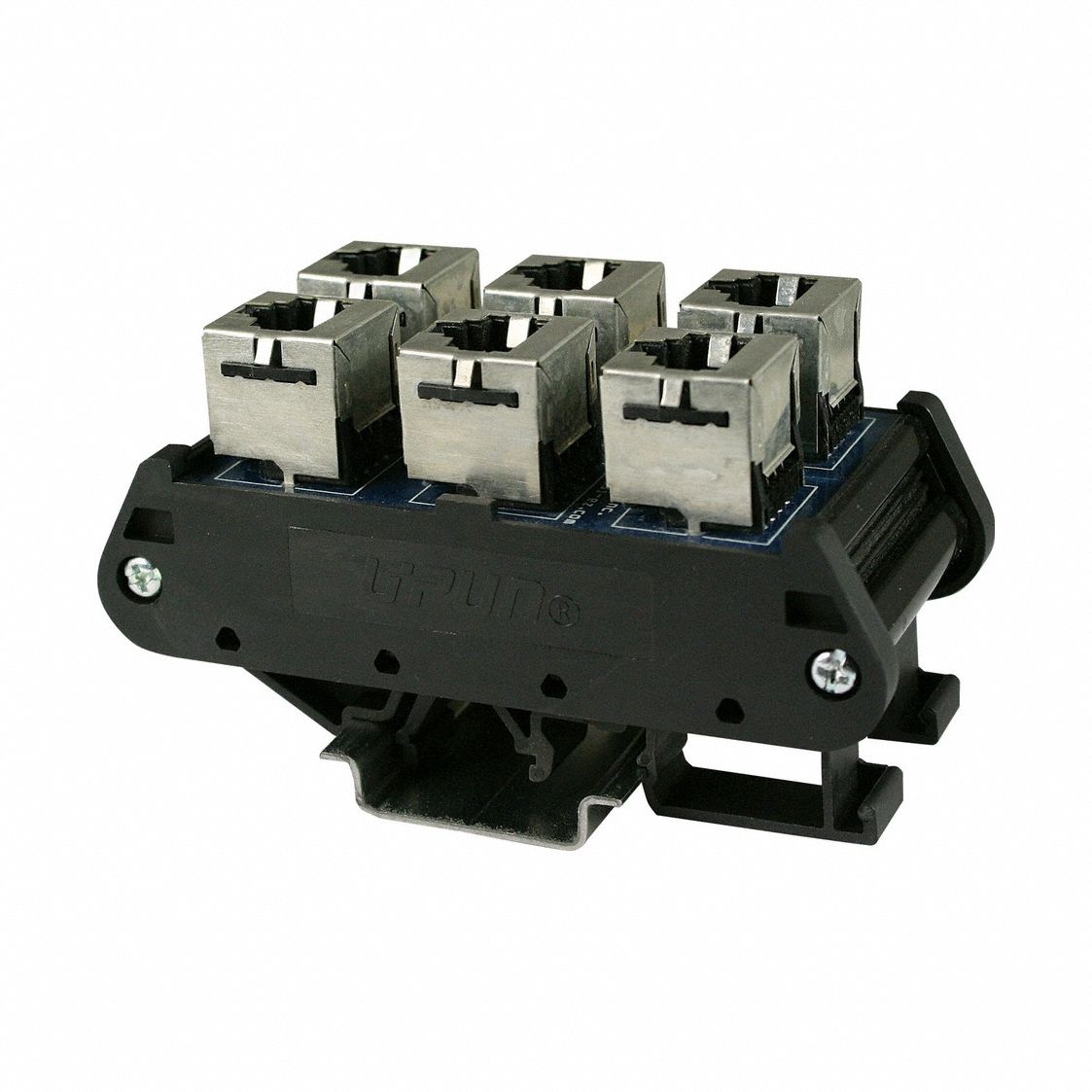 AUTOMATION SYSTEMS INTERCONNECT, 6 Ports, Cat5e RJ45 Ethernet, Din Rail ...