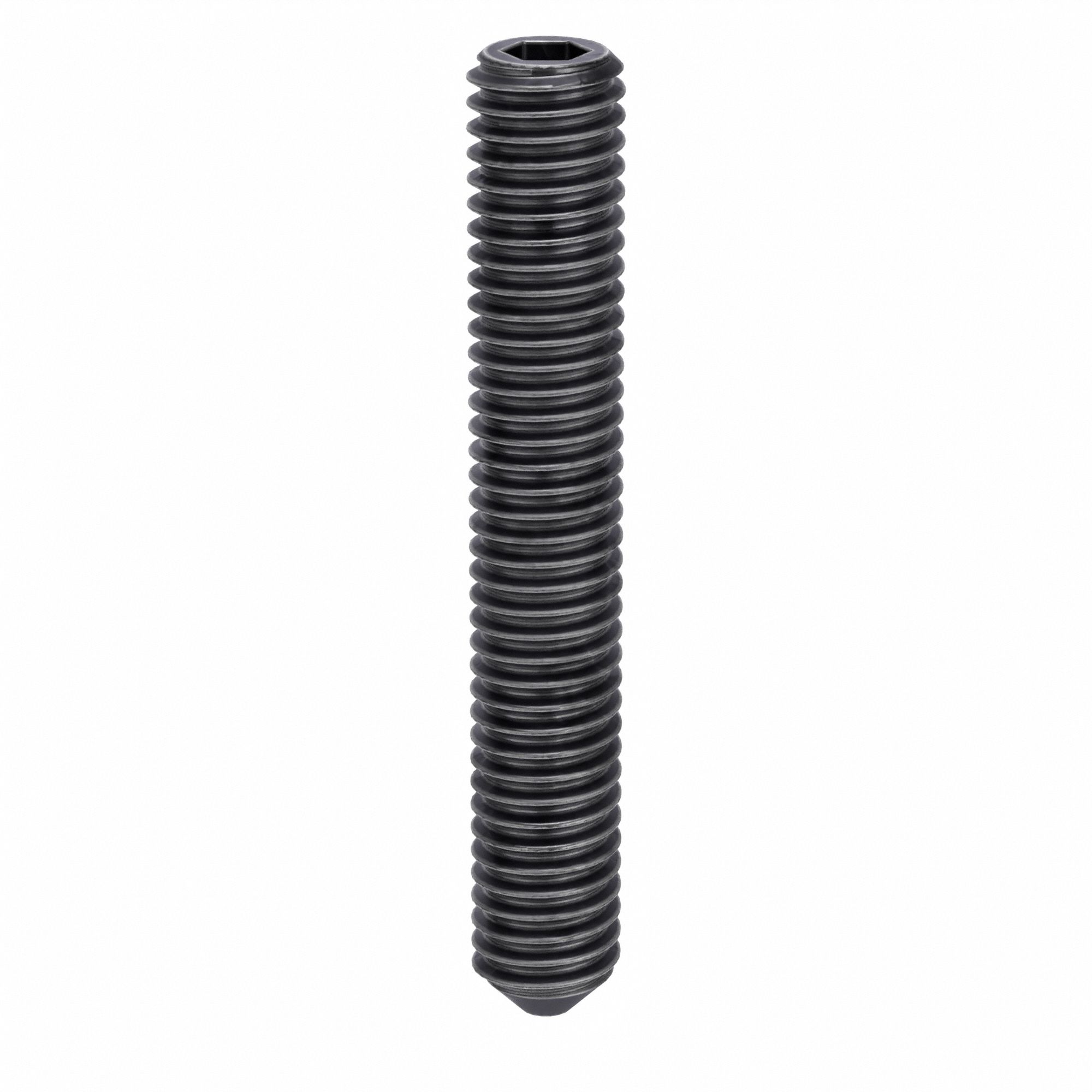 #10-32 Thread Size, 1 1/4 in Overall Lg, Socket Set Screw - 160A16 ...