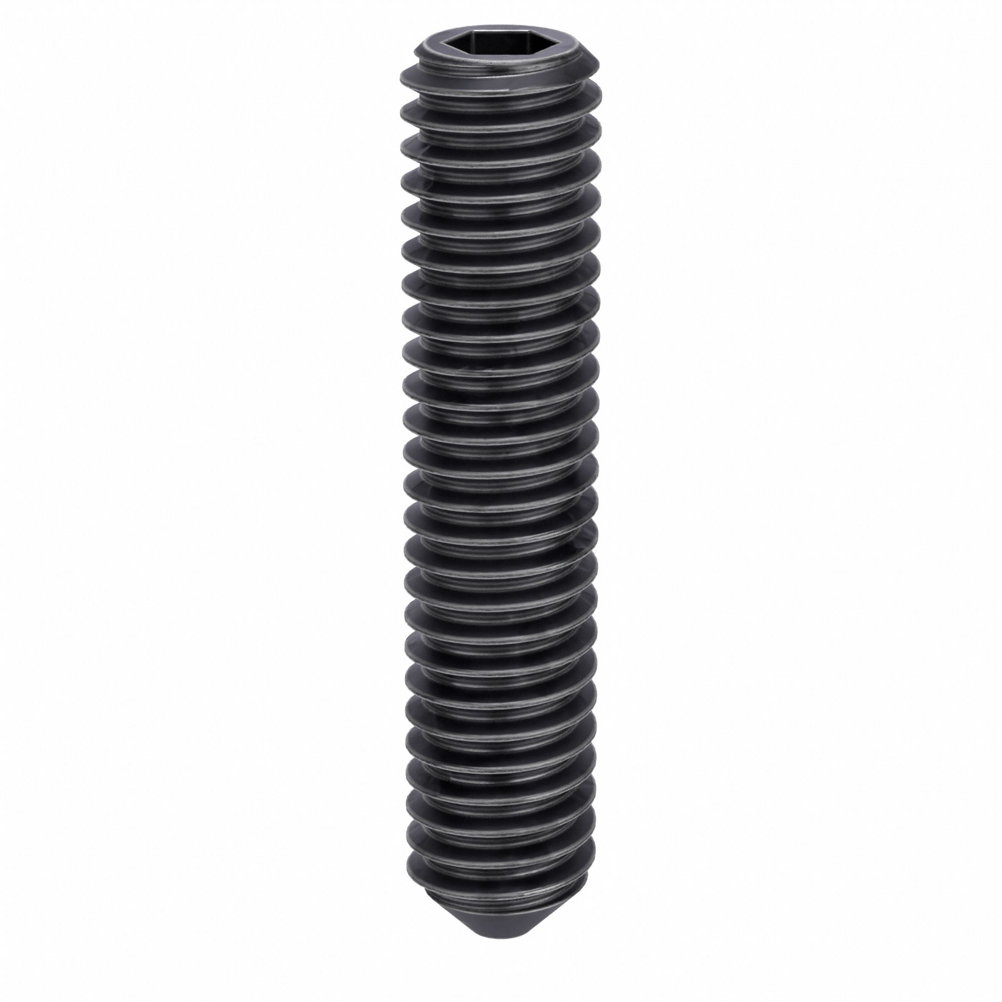 5/16"-18 Thread Size, 1 1/2 in Overall Lg, Socket Set Screw - 160A22 ...