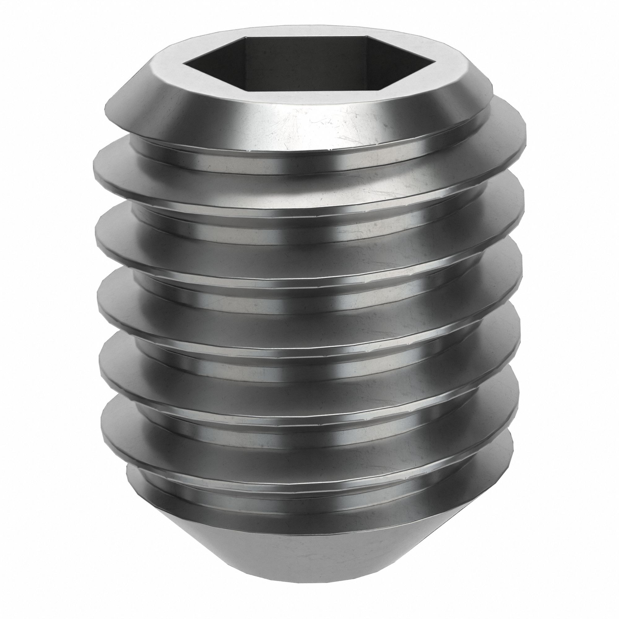 M5x0.8 Thread Size, 6 mm Overall Lg, Socket Set Screw - 160A54|L51260 ...