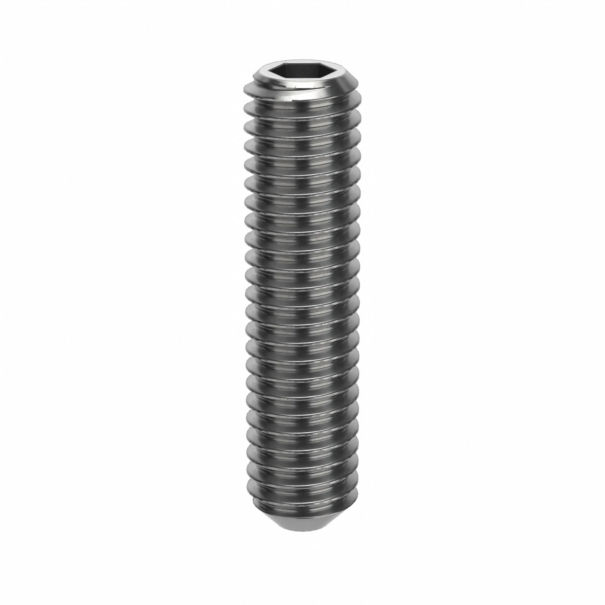 M6x1 Thread Size, 25 mm Overall Lg, Socket Set Screw - 160A66|L51260 ...