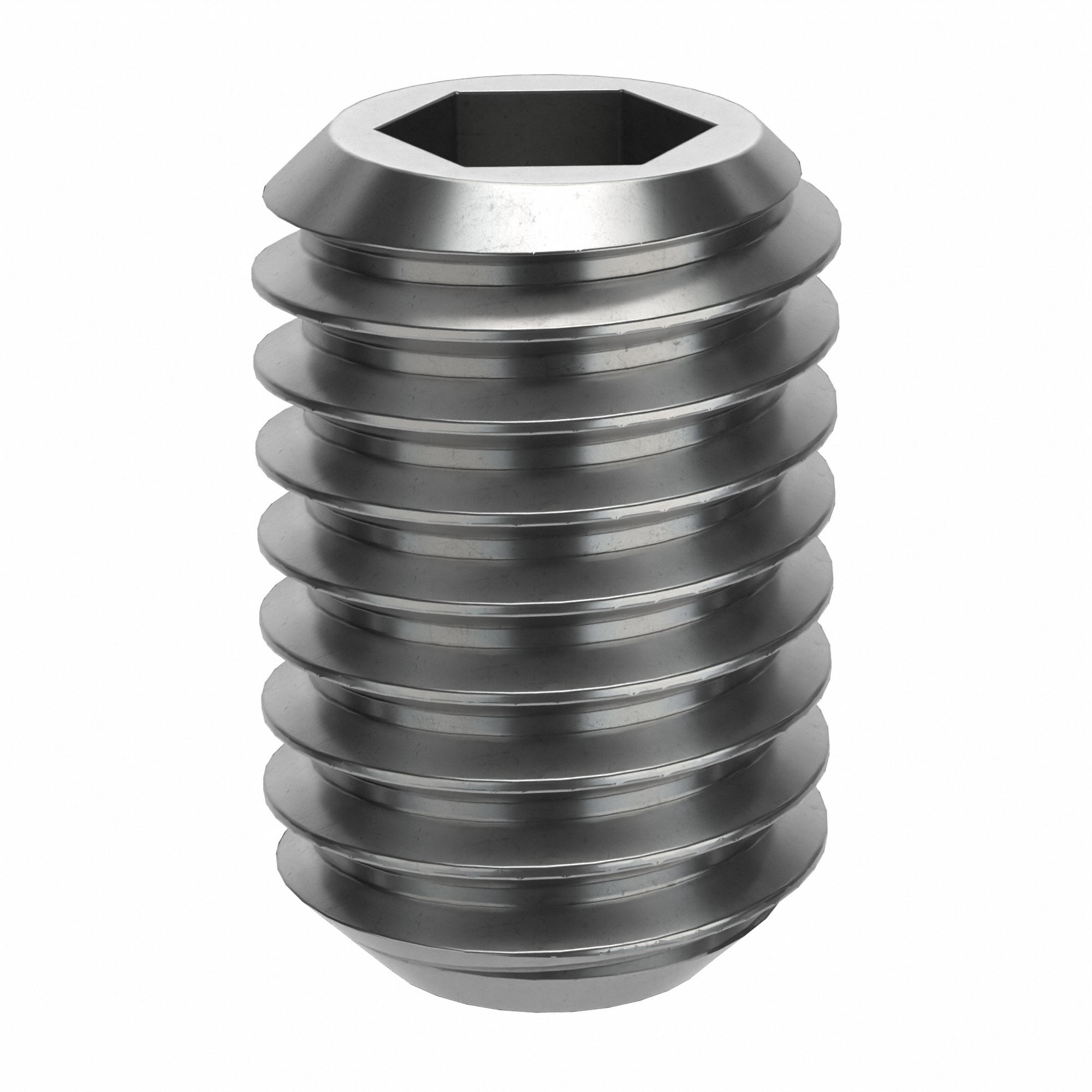 M8x1.25 Thread Size, 12 mm Overall Lg, Socket Set Screw - 160A71|L51260 ...