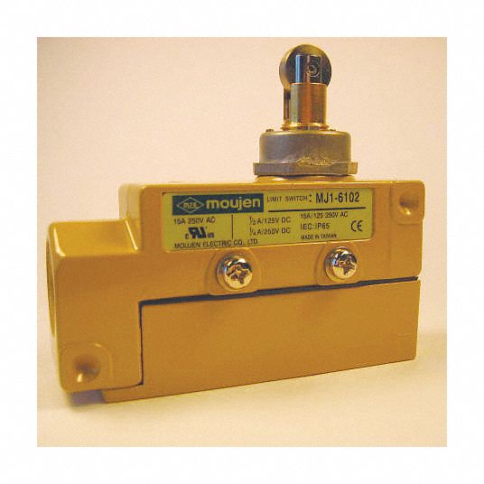 MOUJEN, Roller Plunger, MJ1-6, Limit Switch - 160D02|MJ1-6102 - Grainger