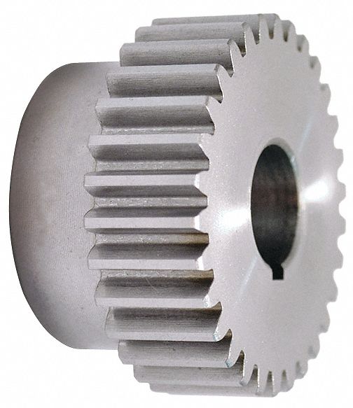 Hub without Set Screw, SpurGear,20DP,20PA,45Teeth,Steel - 160R87|YA45 ...