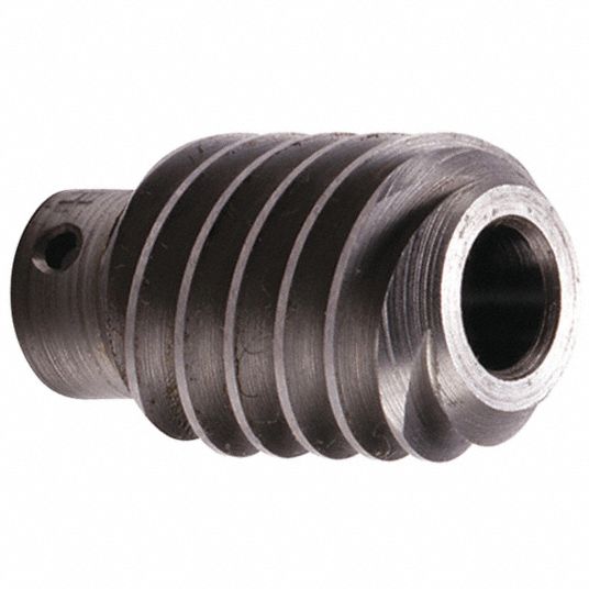 Inch, 32 Diametral Pitch, Worm,32DP,14.5PA,.438PD,Steel/Unhardened ...