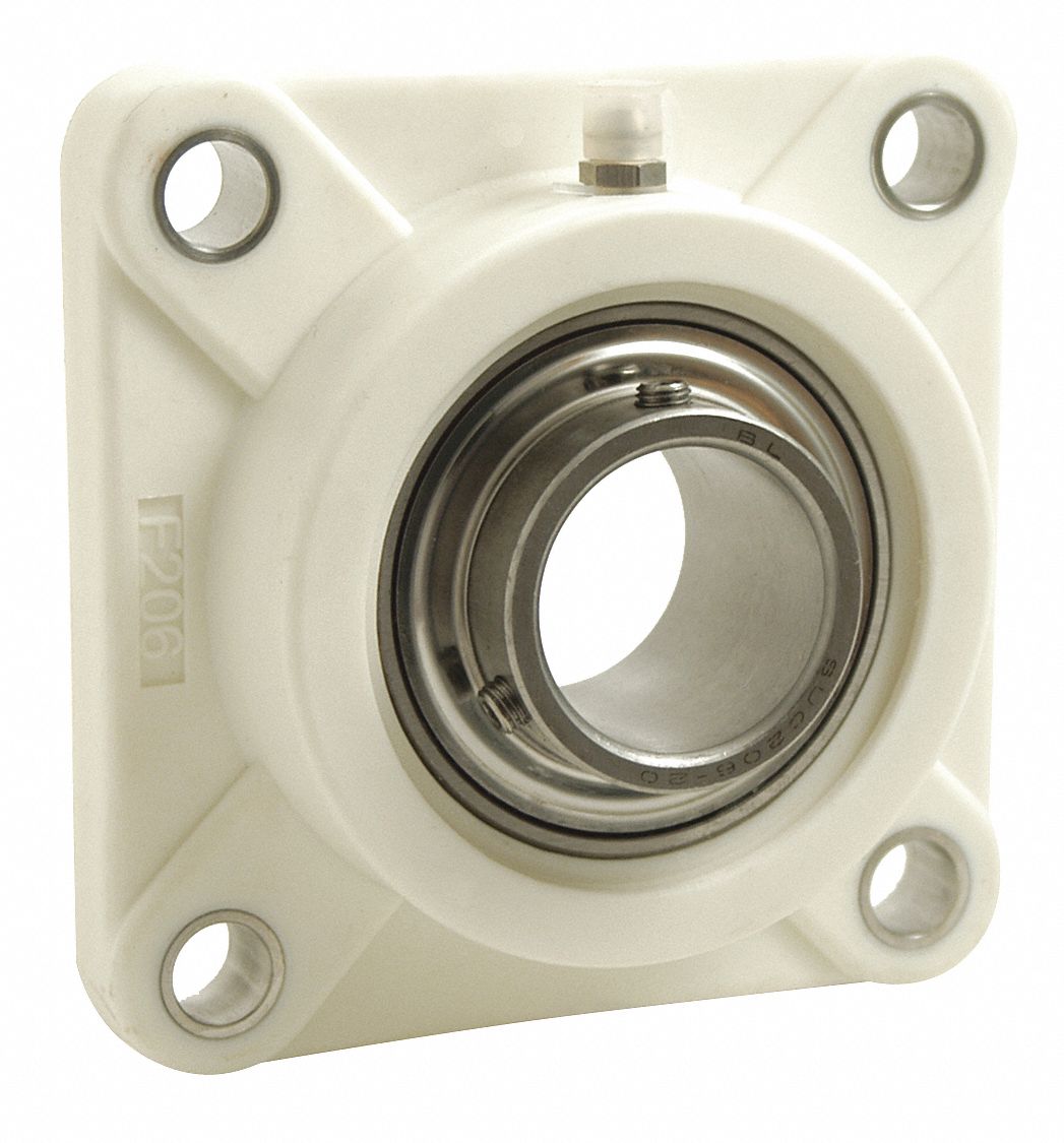 TRITAN, Radial Ball, 1 1/8 in Bore, 2 Bolt Flange Bearing - 160Z47|UCFPL206-18SS - Grainger